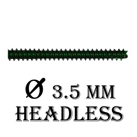35 Mm Headless Compression Screw Deva Tibbi