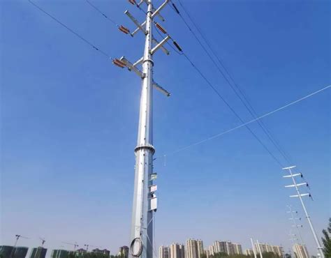 Monopole Galvanized Steel Power Transmission Tower Communication Tower Lattice Tower Self