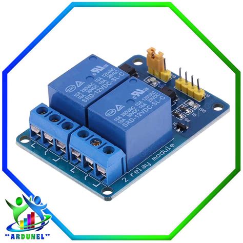 Modulo De Relay De 2 Canales 12v Con Optoacoplador