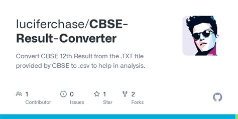 Github Luciferchasecbse Result Converter Convert Cbse 12th Result From The Txt File