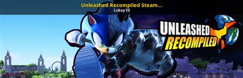 Unleashed Recompiled Steam Background Logo Mod For Unleashed Recompiled Ur Mods