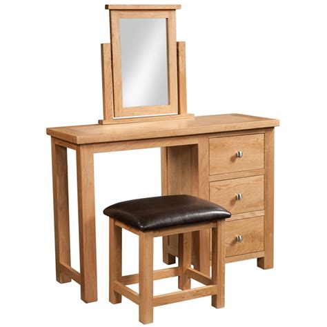 Wynyard Oak Dressing Table Fully Assembled Oak World