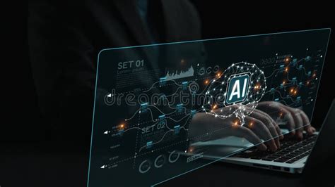 Ai Neural Network And Data Processing System Marrow Stock Video Video Of Accuracy Cloud