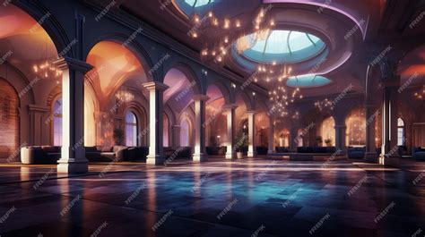 Premium Ai Image Generative Ai Advanced Background Highend Venue Space Rendering