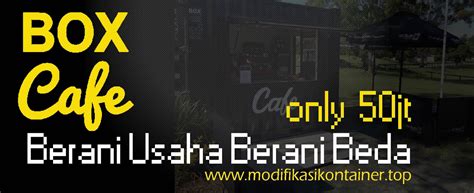 Cafe Container Container Store Food Container Kios Kontainer Elegan Murah Hanya 50jt Harga