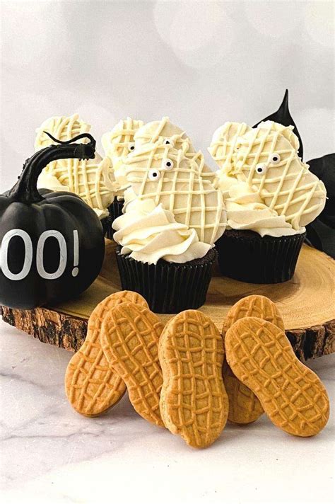 Easy Chocolate Halloween Mummy Cupcakes Recipe Made In A Pinch