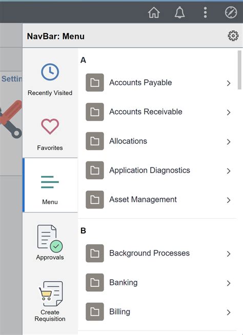 How To Disable Alphabetical Menu In Peoplesoft Peoplesoft Tutorial