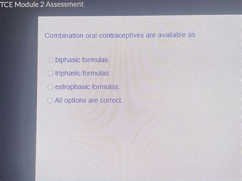 Combination Oral Contraceptives Are Studyx