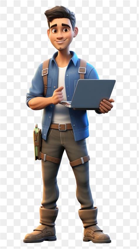 PNG Computer Cartoon Laptop Adult Free PNG Rawpixel