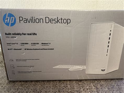 Used HP Pavilion TP W Intel Core I GB Ram GB SSD Tower PC NEW UBB Threads