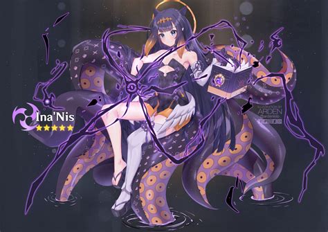 Artstation Ninomae Inanis X Genshin Impact
