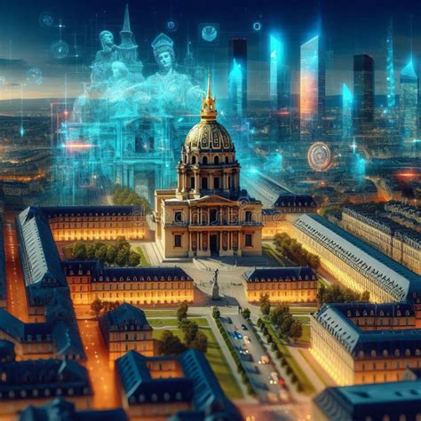 97 21 Invalides Holography Illustration Featuring The Impressiv Stock Image Image Of Complex