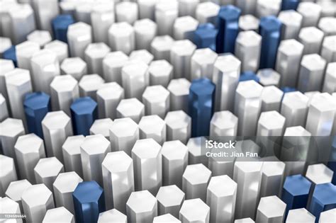 3d 렌더링 흰색 육각 기둥 0명에 대한 스톡 사진 및 기타 이미지 0명 3차원 형태 개념 Istock