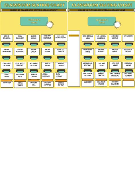 Seating Pdf