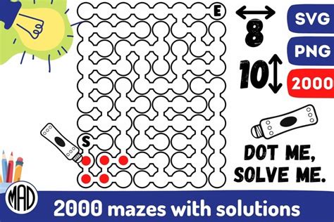 Maze For Dot Marker Art
