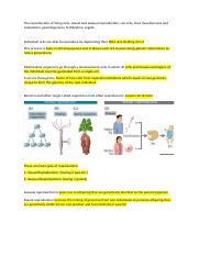 Med Bio The Reproduction Of Living Cells Sexual And Asexual Reproduction Sex Cells Their
