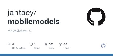 Github Jantacy Mobilemodels