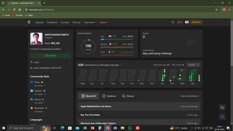 Leetcode Problemsolving Codingjourney Bhagavadgita Karma Techlife Parth Aadthakkar