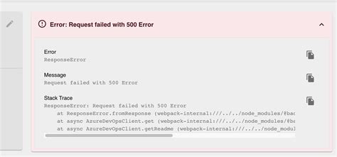 🐛 Bug Report Entityazurereadmecard Broken 500 · Issue 19564