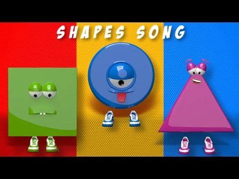 Shapes Song Shapes 3d Shapes Song Youtube With Images Shape Songs 3d Shapes Song