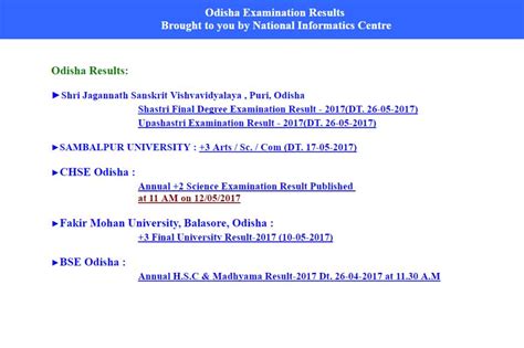 CHSE Odisha Board Class 12 Results 2017 Declared On Chseodisha Nic In