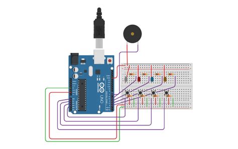 Circuit Design Simon Say Tinkercad