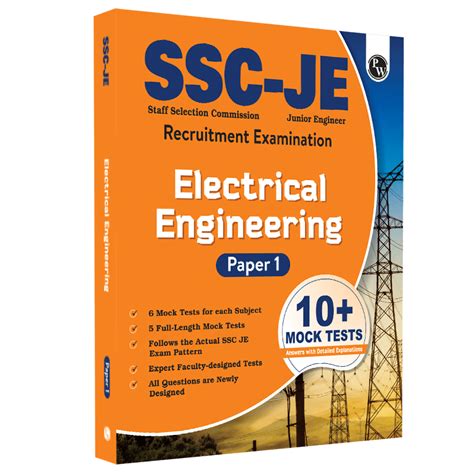 Ssc Je Mock Test Electrical Paper I 6 Subject Wise Mock Tests And 5 Full Length Tests Fresh