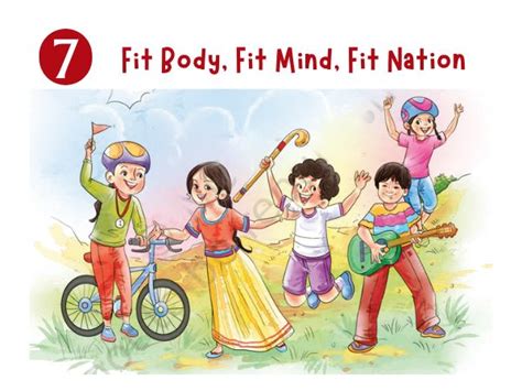 Fit Body Fit Mind Fit Nation Ncert Class 4 English Santoor Chapter
