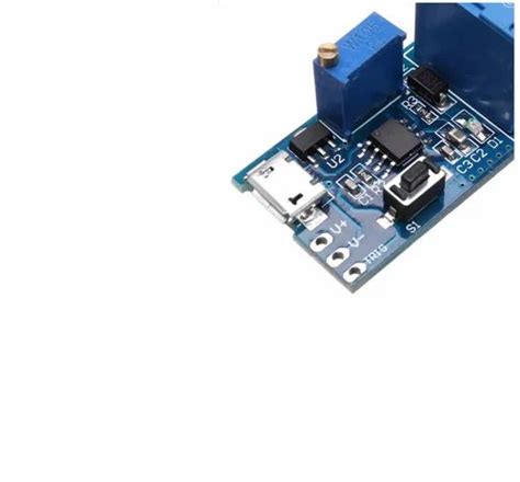 V V Micro USB Power Adjustable Delay Relay Timer Control Module Trigger Delay Switch टइम