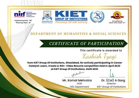 Kashish Tyagi On Linkedin Careercatalyst Kiet Experience Resume Digital Opportunity