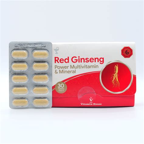 قرص رد جینسینگ ویتامین هاوس