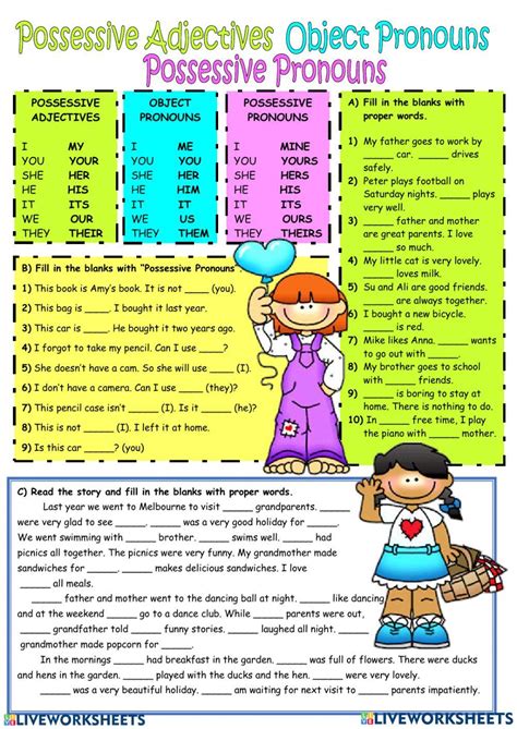7103951 Pronouns Luz Castro Liveworksheets