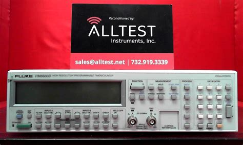 PM B Fluke High Resolution Programmable Timer Frequency Counter Alltest Instruments