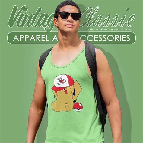 Pikachu Kansas City Chiefs Shirt Vintagenclassic Tee
