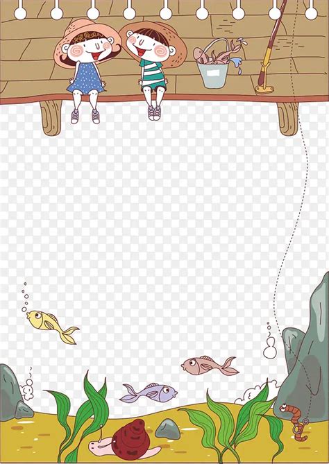小孩钓鱼PNG图片素材下载 图片编号yogwzpwy 免抠素材网