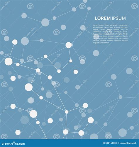 Molecule Structure Vector Background Vector Abstract Science Background With Place For Text