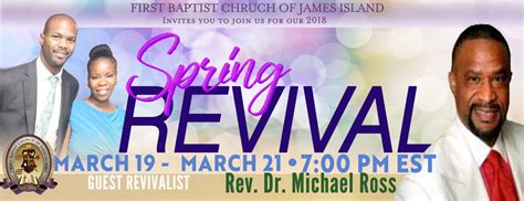 Spring Revival 2018 First Baptist Church Of James Island