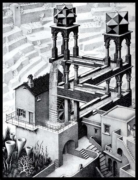 The Impossible Worlds Of Mc Escher Escher Landscape Mc Escher
