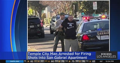 Temple City Man Arrested For Firing Shots Into San Gabriel Apartment