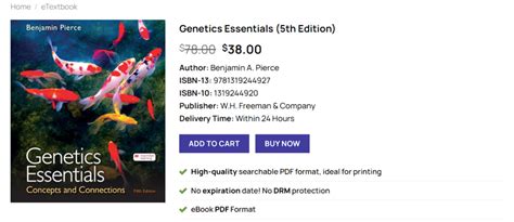 Pdf Genetics Essentials 5th Edition W H Freeman And Company