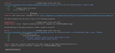 Getting An Error In Colab Rstablediffusion
