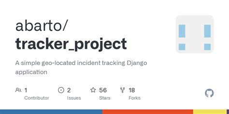 Github Abartotrackerproject A Simple Geo Located Incident Tracking