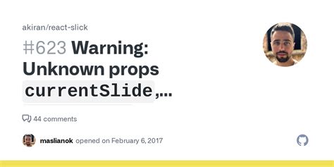 Warning Unknown Props CurrentSlide SlideCount On Tag Issue Akiran React Slick