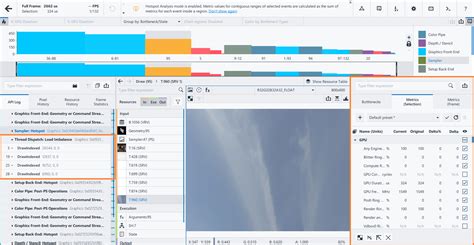 use advanced profiling mode