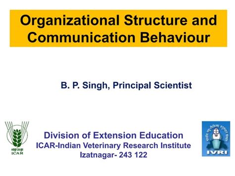 Organizational Structure Ppt Pptx