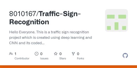 Traffic Sign Recognition Traffic Signs Ipynb At Master · 8010167 Traffic Sign Recognition · Github