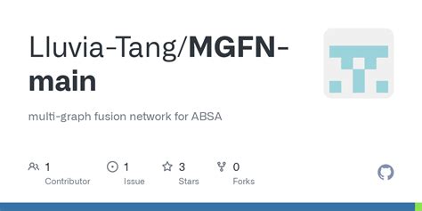 GitHub Lluvia Tang MGFN Main Multi Graph Fusion Network For ABSA