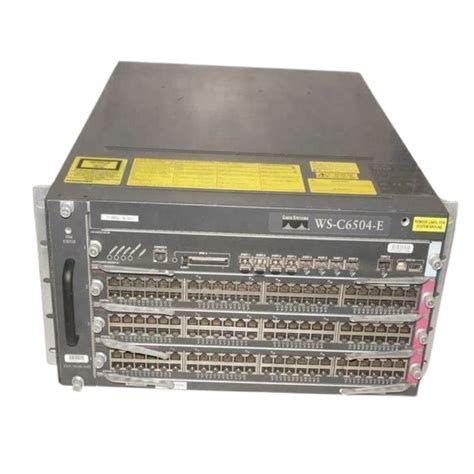 Cisco Ws C6504 E Catalyst 6504 E Switch Chassis Refurbished