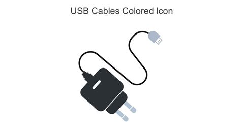 Usb Cables Colored Icon In Powerpoint Pptx Png And Editable Eps Format Ppt Powerpoint