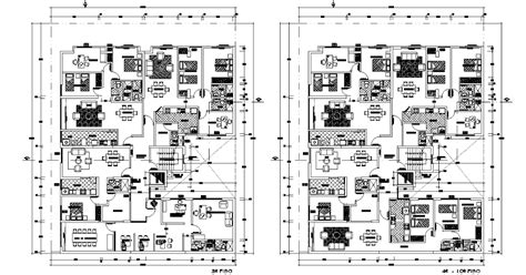 Residential House Plan Is Given In This 2d Autocad Dwg Drawing File Download The 2d Autocad Dwg